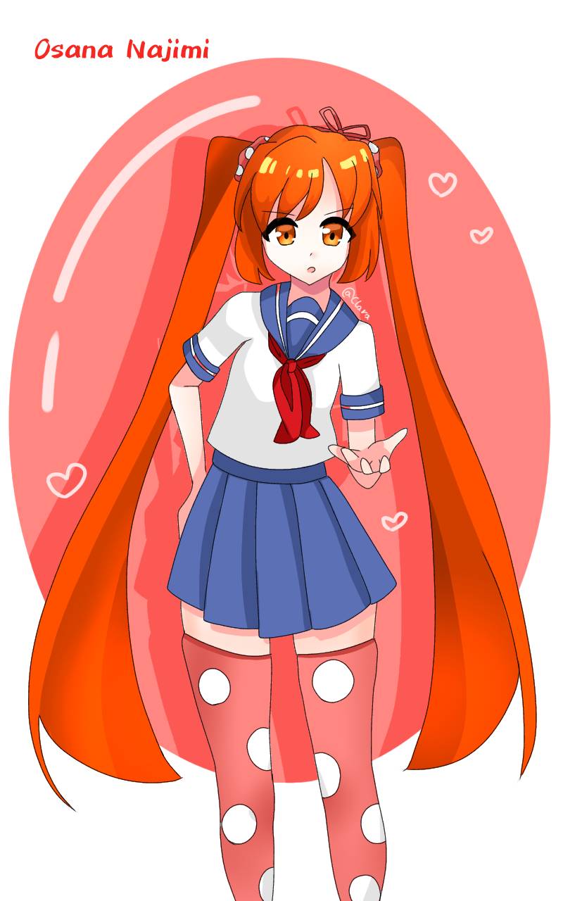 I made a drawing of Osana Najimi. Hope you like it! :3 | Scrolller