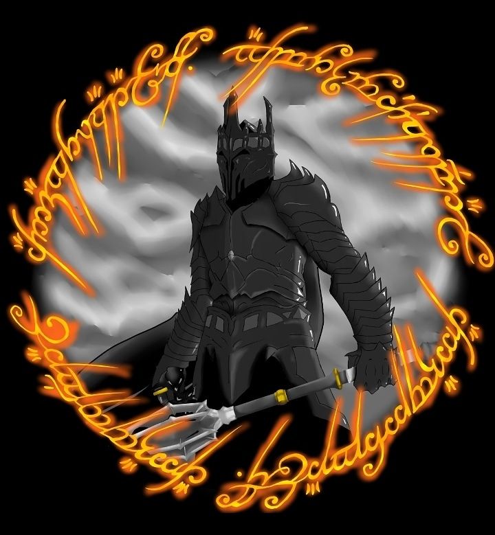 I made a drawing of Sauron while I was in quarantine | Scrolller