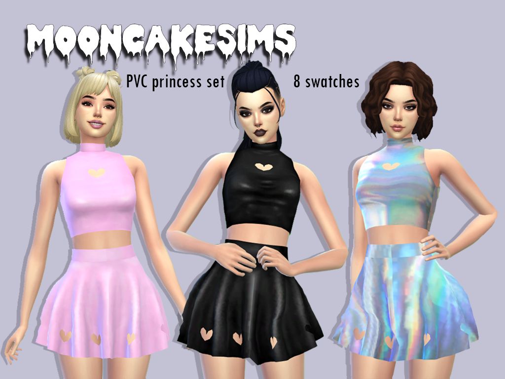 I made a pastel/goth set for the sims 4 | Scrolller