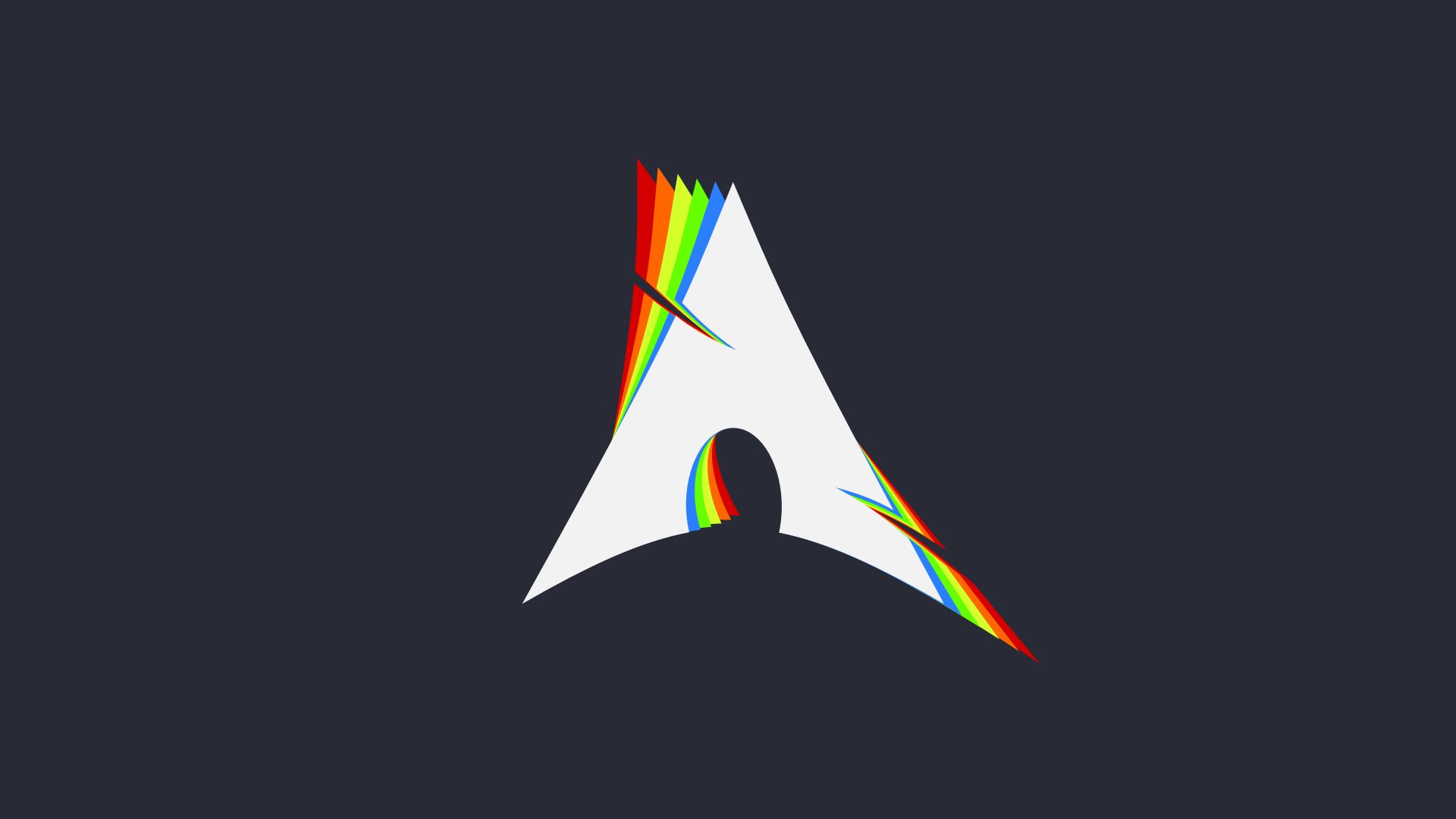 I made a simple Arch wallpaper | Scrolller