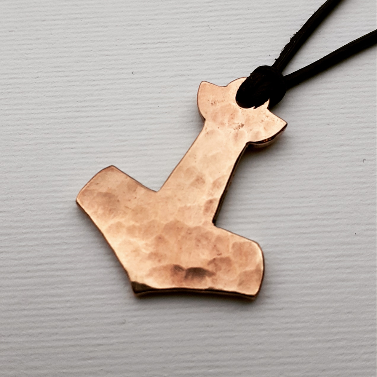 I made a simple Mjolnir pendant from bronze. | Scrolller