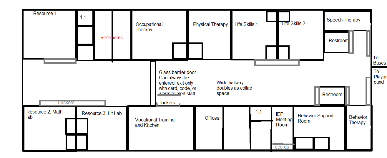 I made a SpEd Wing Floorplan | Scrolller