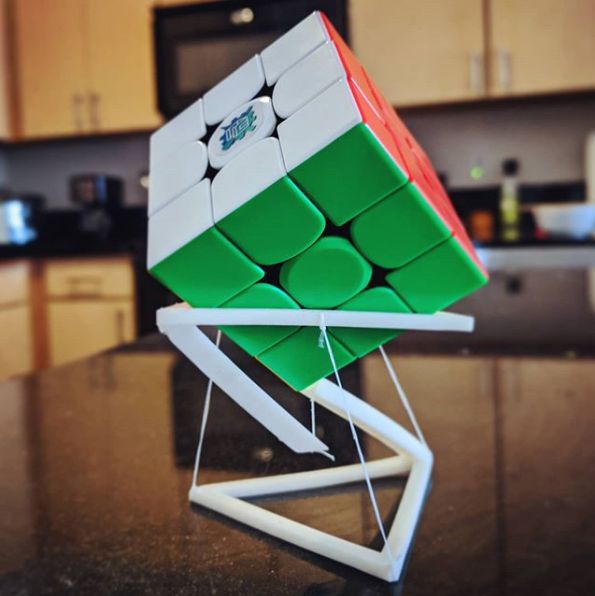 I made a tensegrity cube stand! | Scrolller