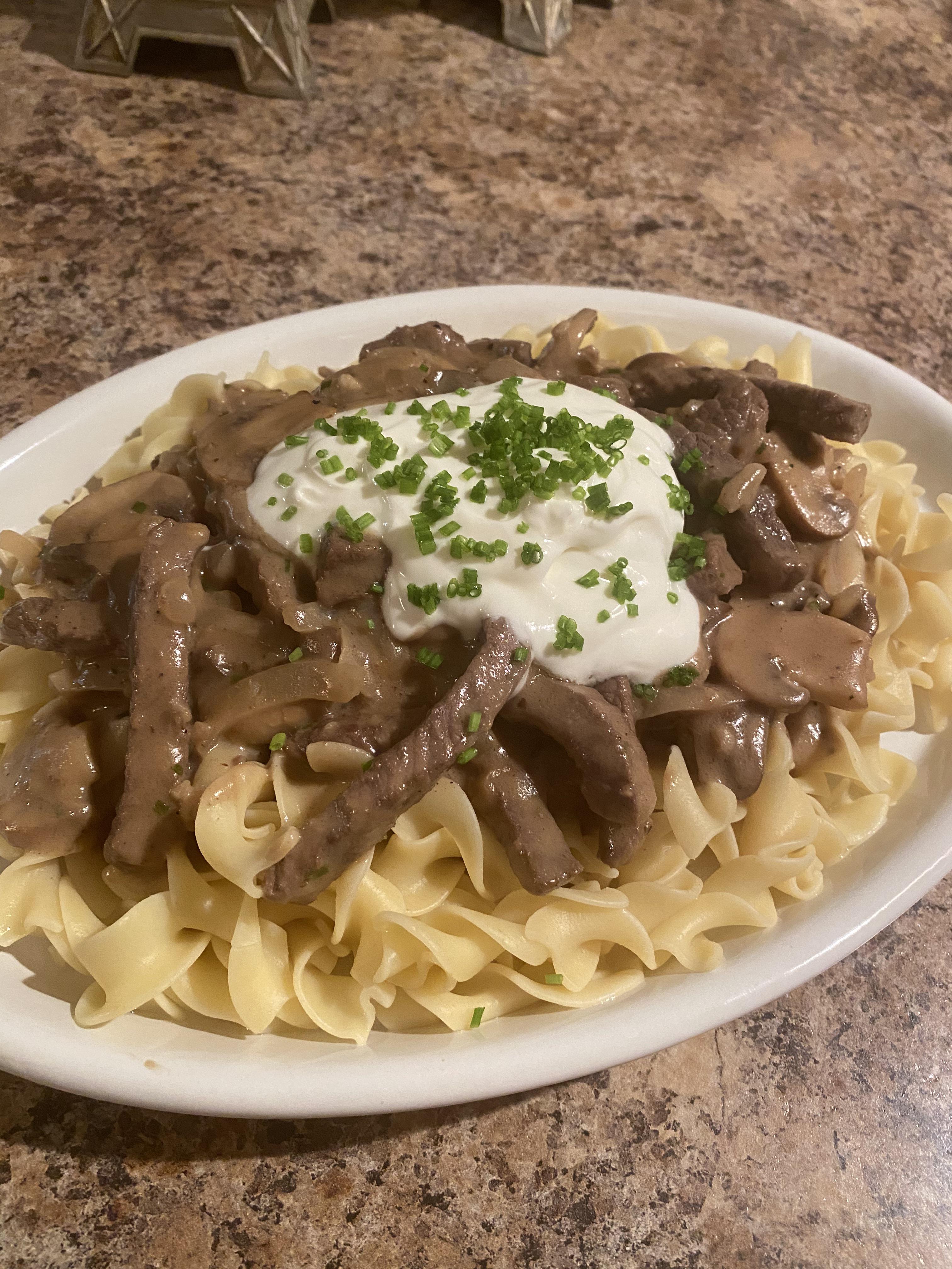 [i made] homemade Beef Stroganoff | Scrolller