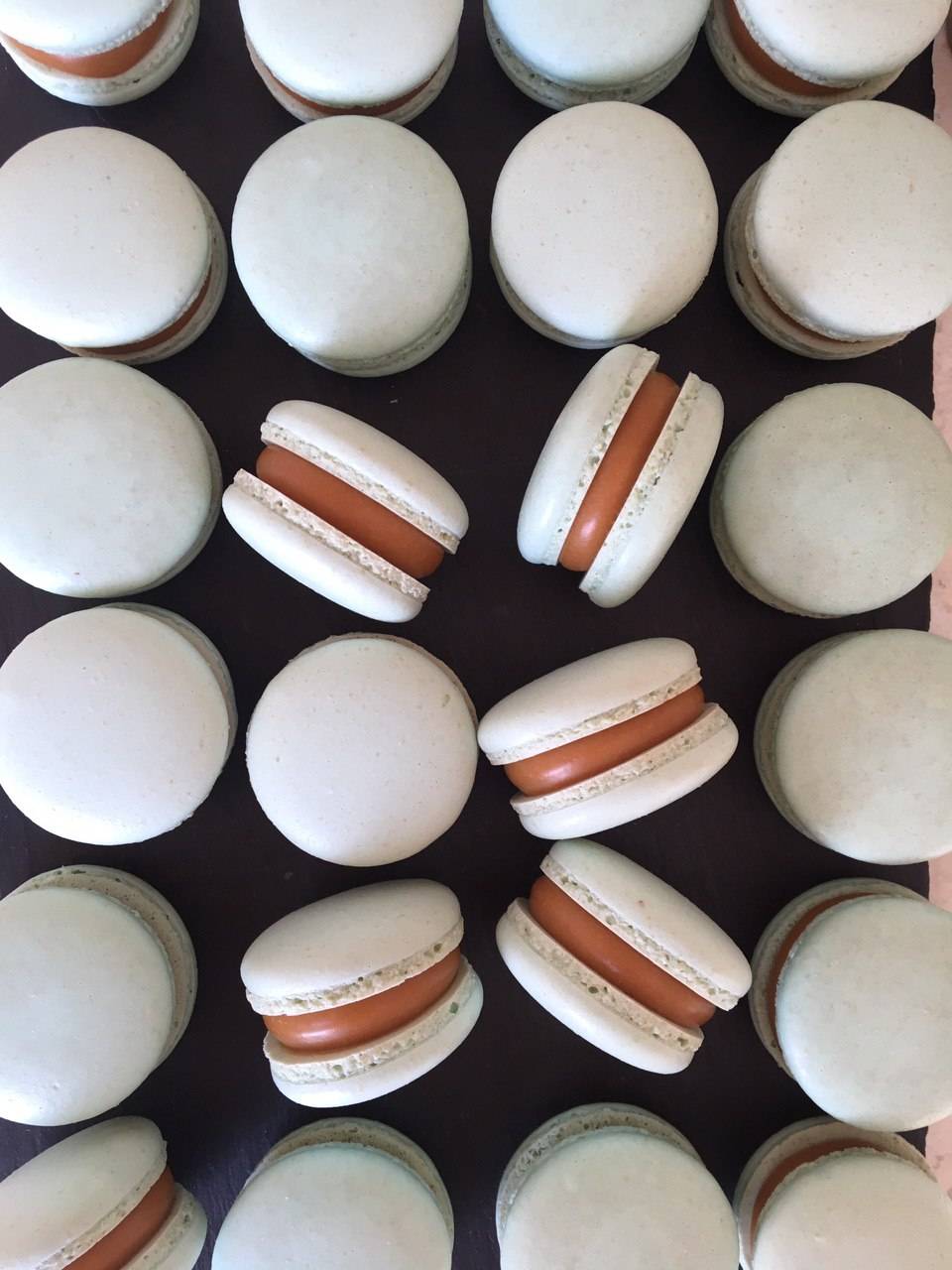 I made macarons with salted caramel filling. | Scrolller