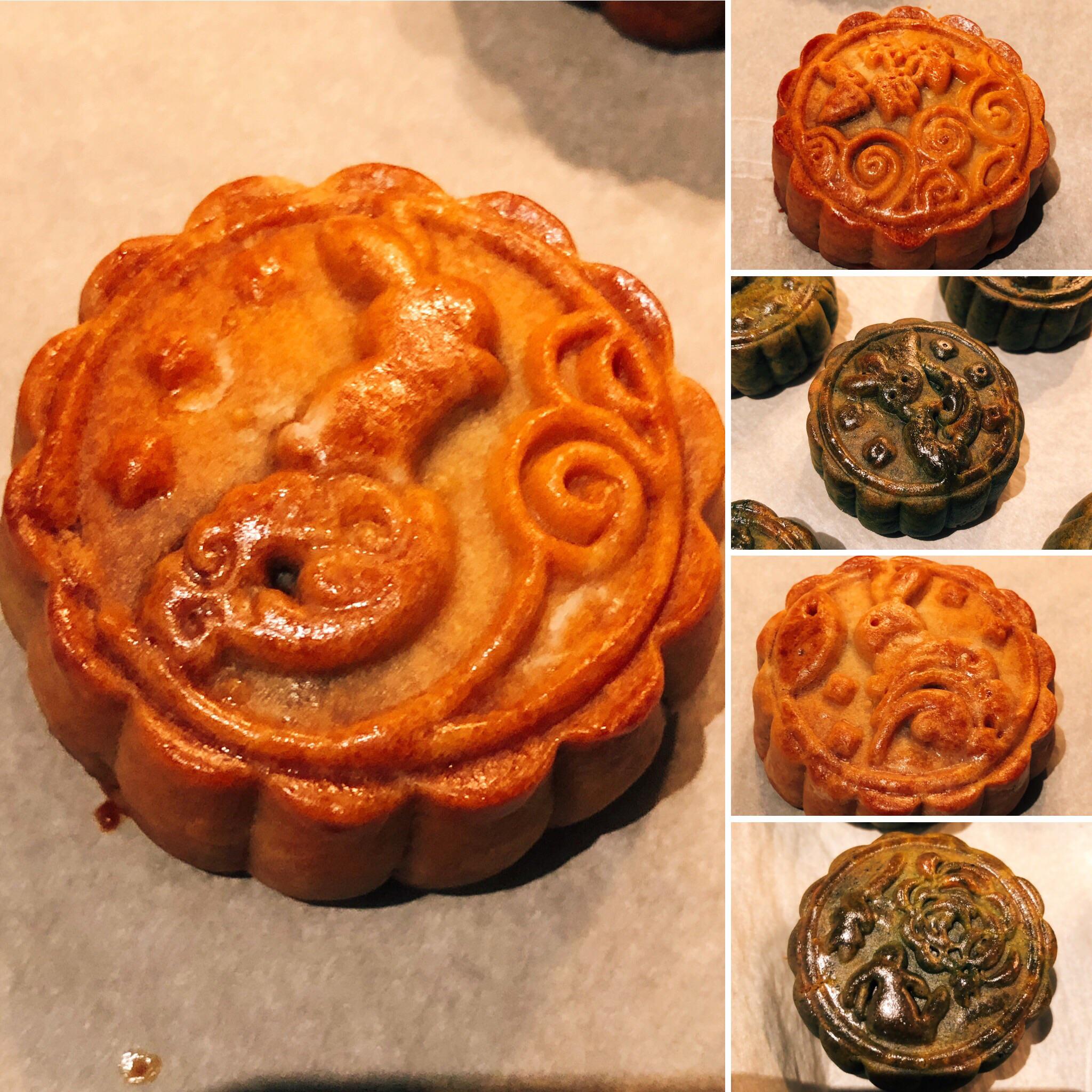 I made rabbit-themed mooncakes! 🐰🥮 Happy Mid-Autumn Festival, everyone! | Scrolller