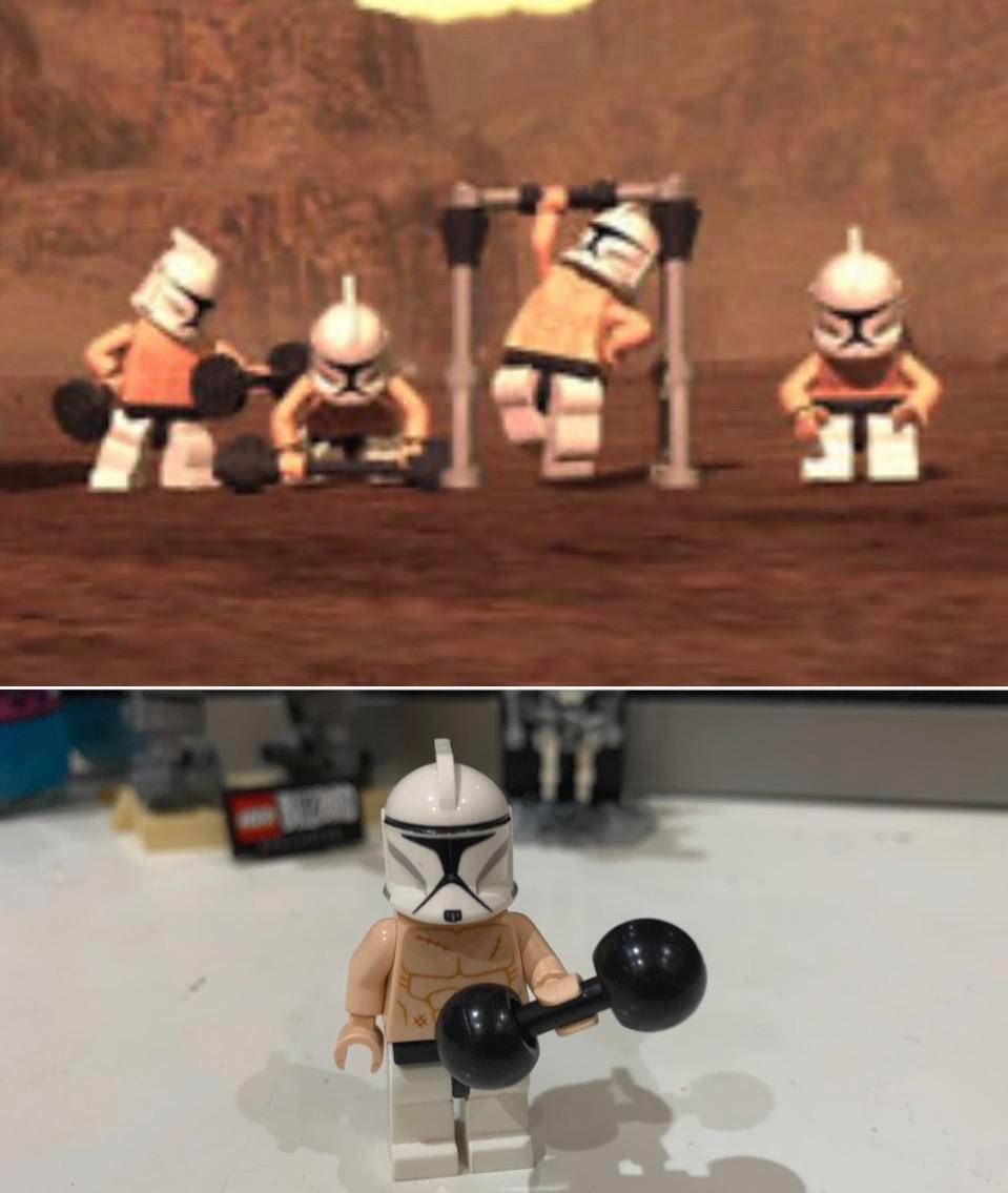 I made the shirtless clone trooper | Scrolller