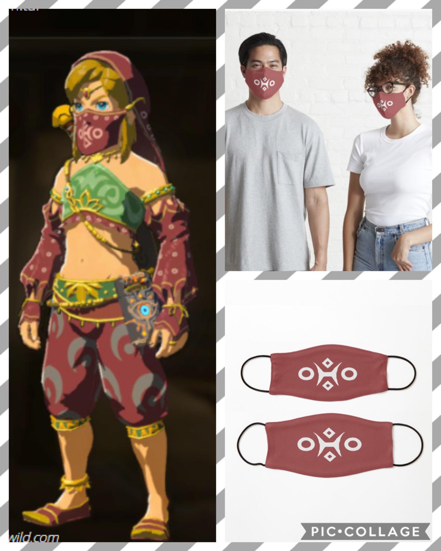 I make the crimson Gerudo Mask irl, it’s on Redbubble if anyone wants to check it out :) | Scrolller
