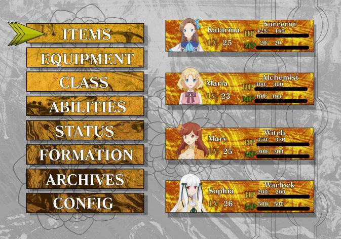 I mocked up a Final Fantasy style RPG menu! | Scrolller