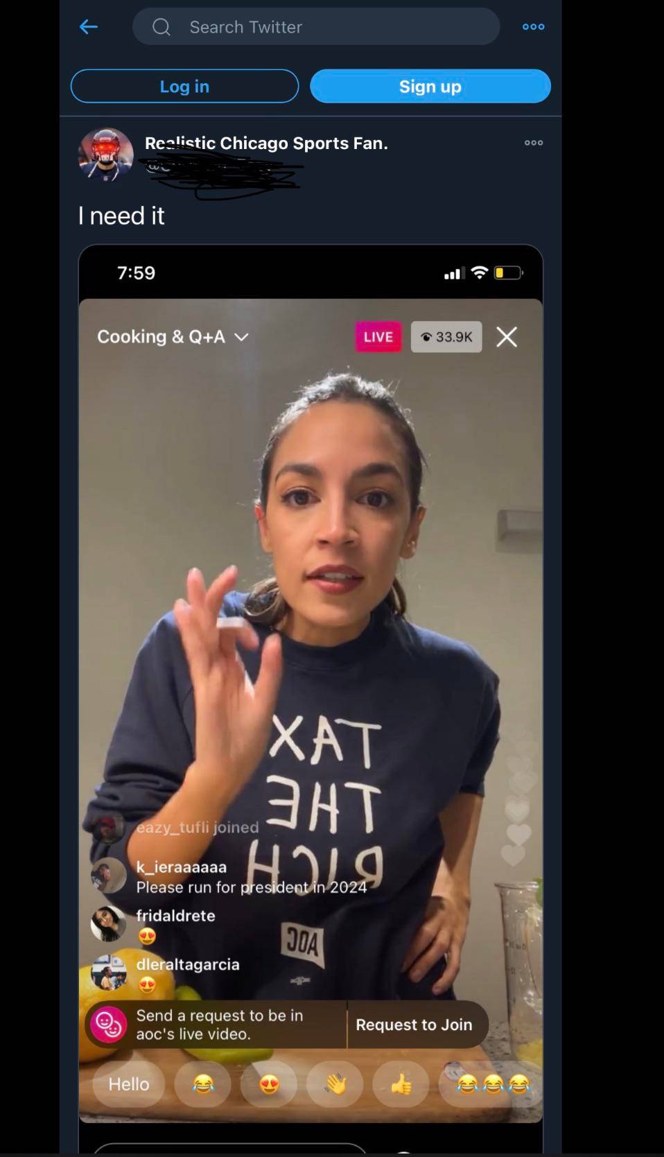 I need AOC as well tbh | Scrolller