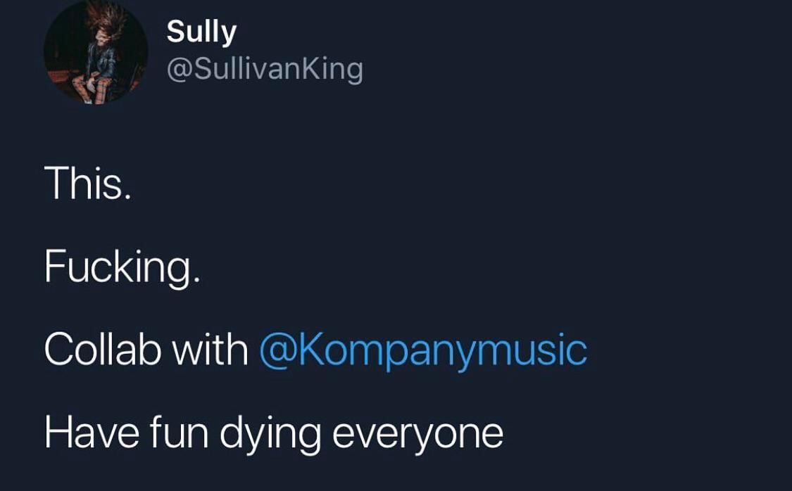 I need this now !!!!!!!! Sullivan King x Kompany collab !!!! | Scrolller