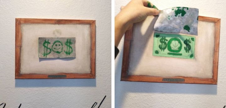 I painted Mr. Krabs first dollar! | Scrolller I painted Mr. Krabs first dollar! | Scrolller