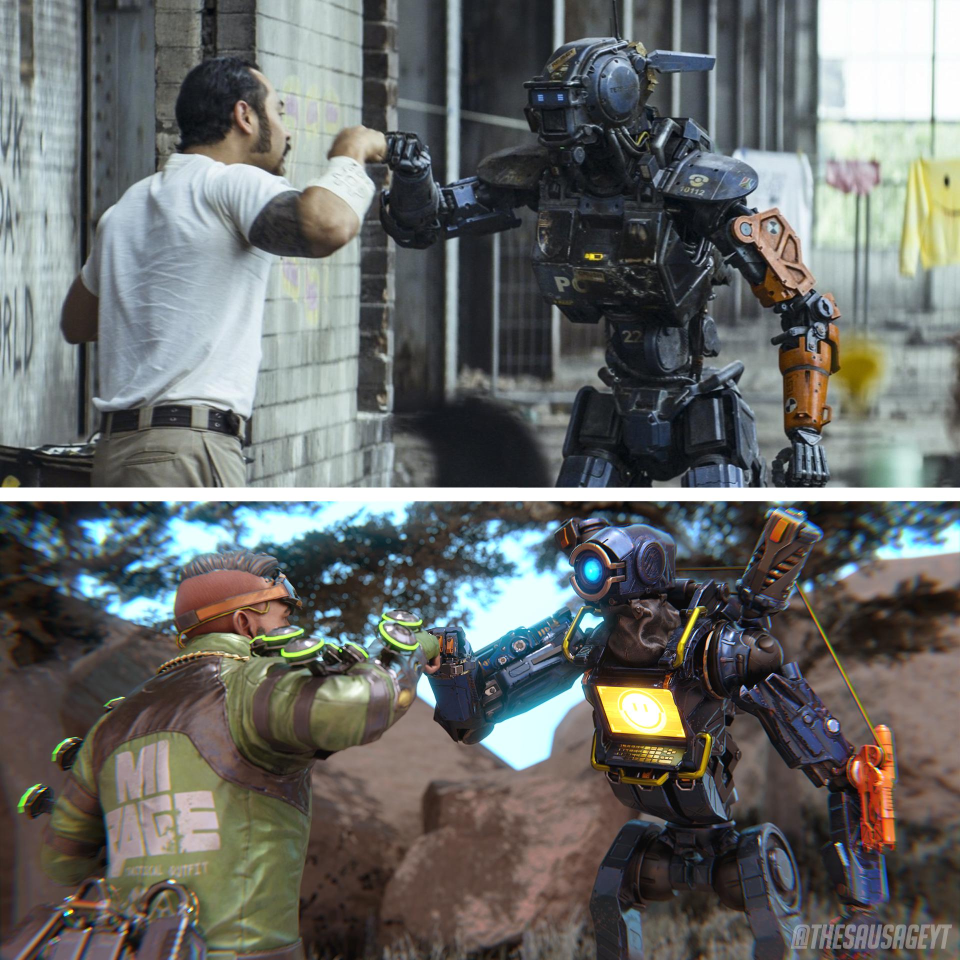 I recreated a scene from Chappie with Pathfinder & Mirage :D | Scrolller