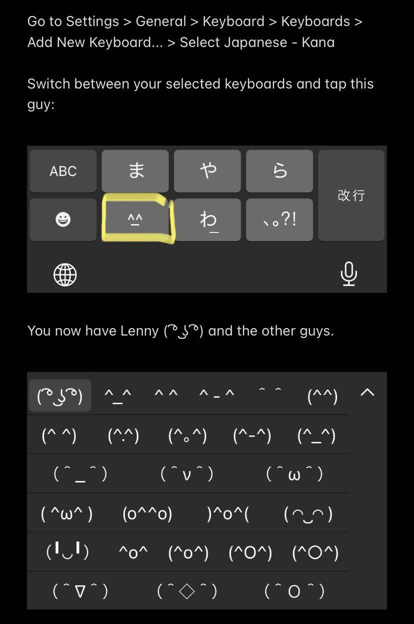 I saw the other Lenny guide. Now here's a shortcut on iPhones. | Scrolller