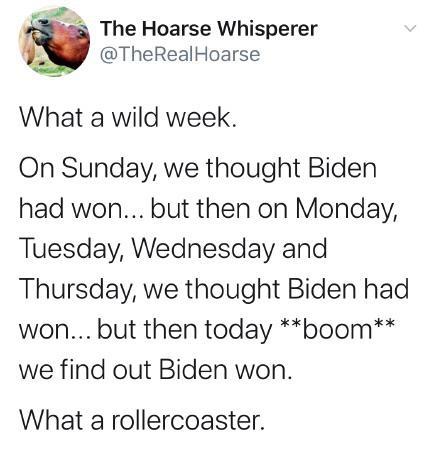 I think we all anticipated a crazy post-election | Scrolller