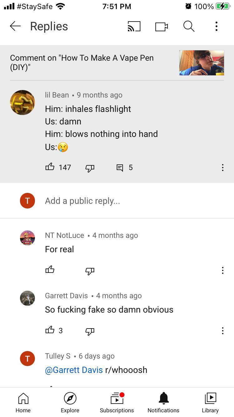 I thought it was a real vape | Scrolller