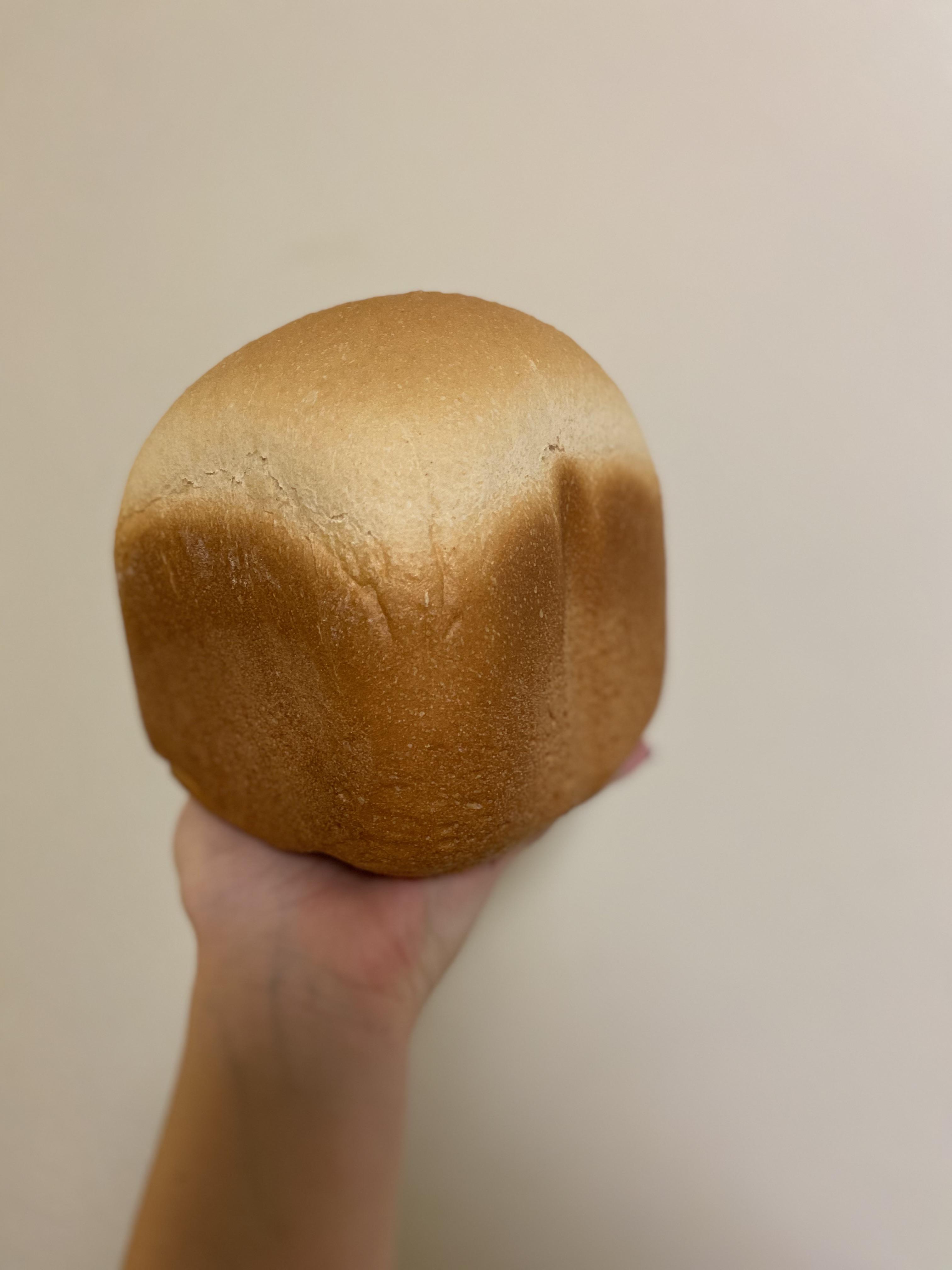 I tried halving my usual bread recipe and ended up with this hilariously small loaf | Scrolller