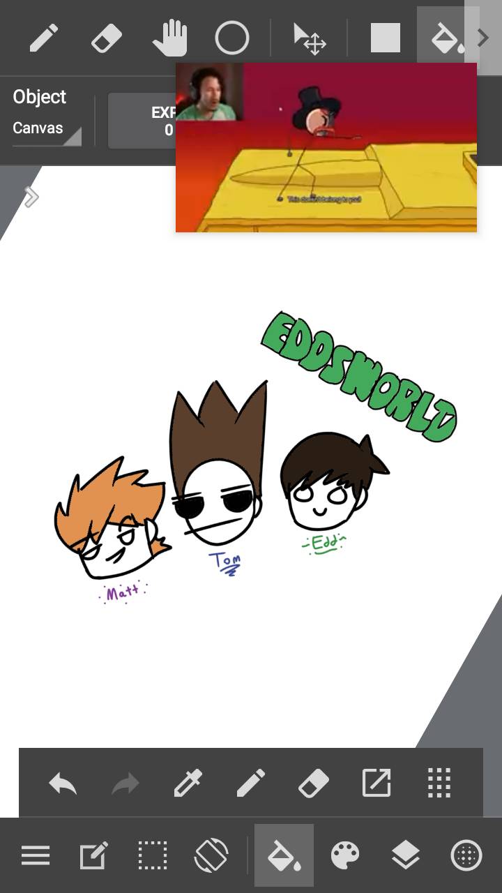 I was bored and drew these last night, kinda gave up on Edd. | Scrolller