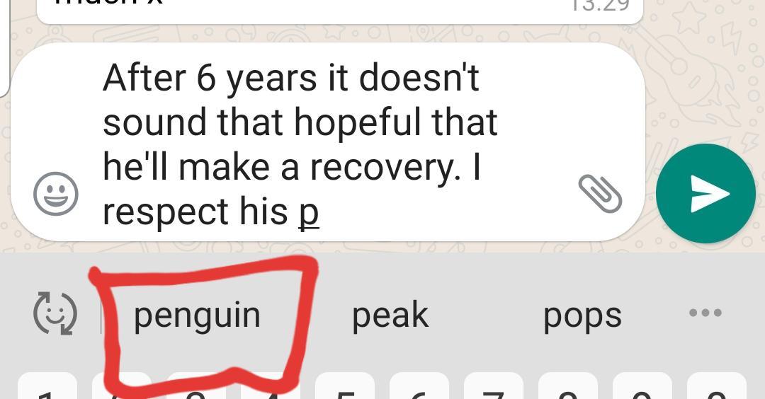 I was talking about Michael Schumacher and his privacy. I have zero respect for his asshole ...