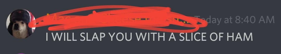I will slap you with a slice of ham | Scrolller