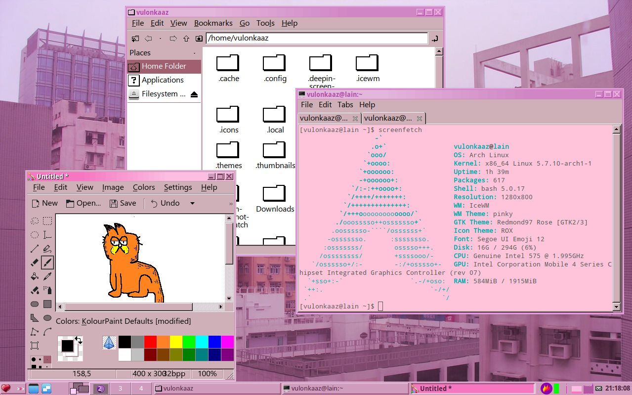 [IceWM] Your sister's computer in 2003 | Scrolller