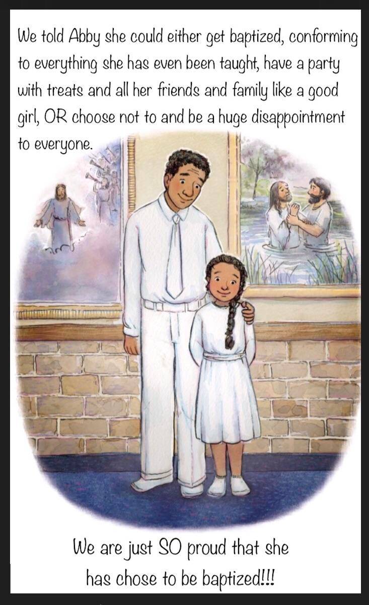 If parents created an honest baptism announcement. | Scrolller