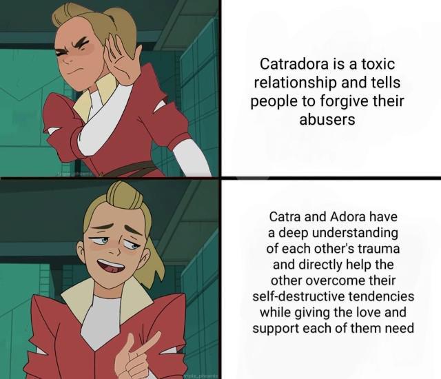 If You Find Zuko And Aangs Friendship As Wholesome And Pure While Catra And Adoras