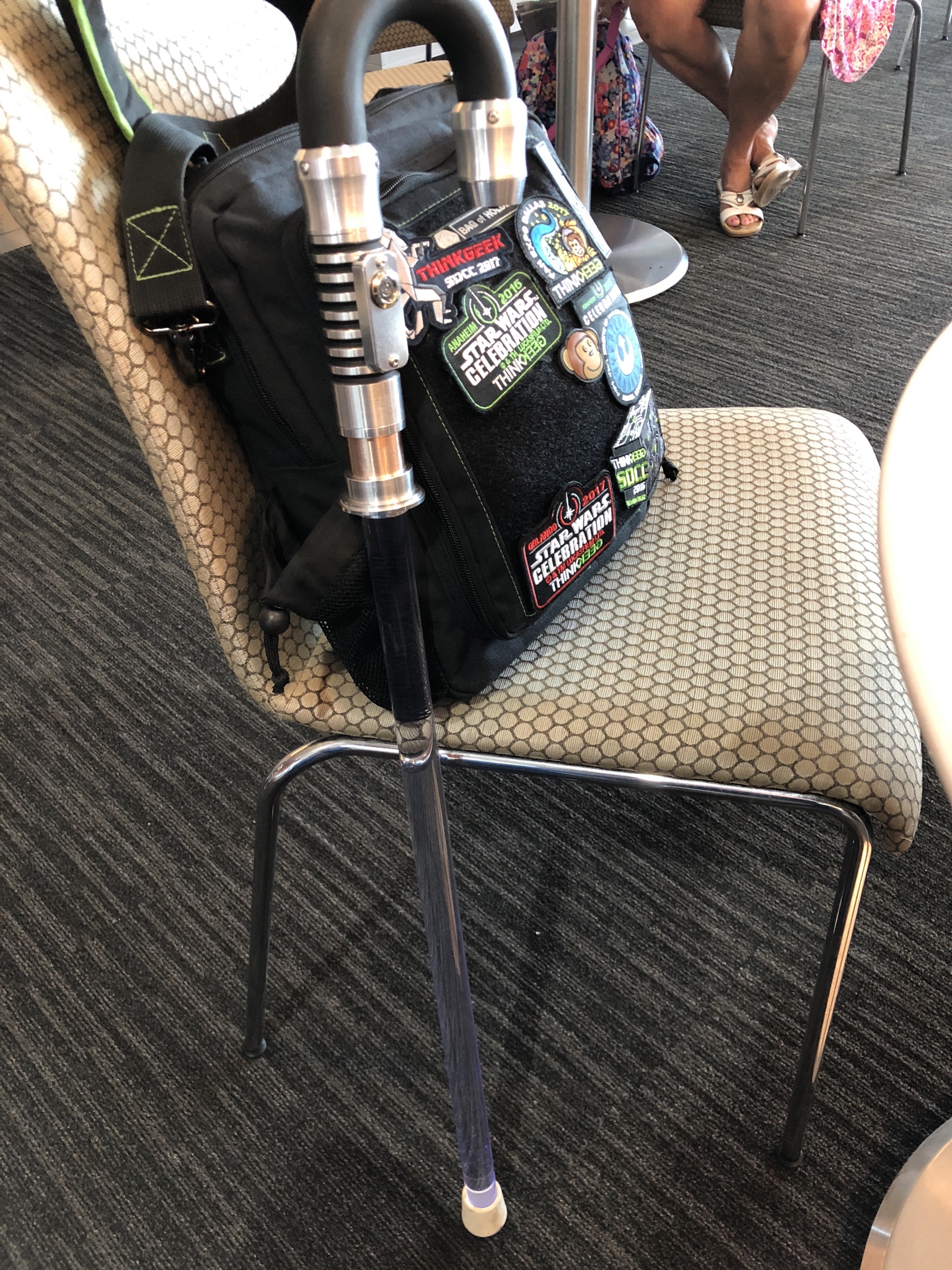 If you see me say hello I’m “that Lightsaber cane guy” | Scrolller