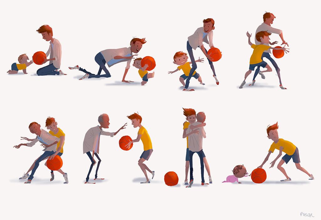 [illustration] “The Game” by Pascal Campion | Scrolller