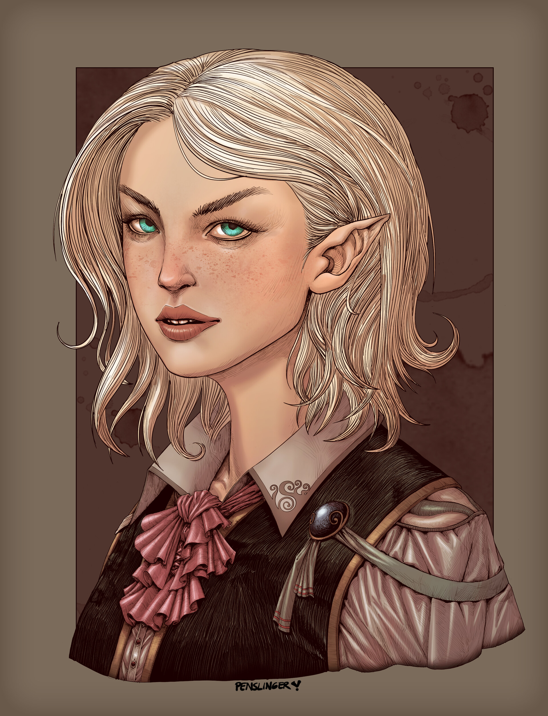 Ilsa, Half-elf Warlock by Daniel Irving Decena | Scrolller