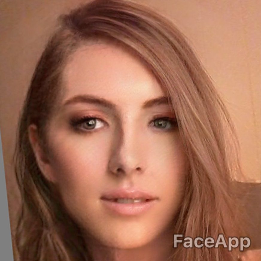I'm am so Jealous of FaceApp me... And Ironically enough the female version of my name is ...