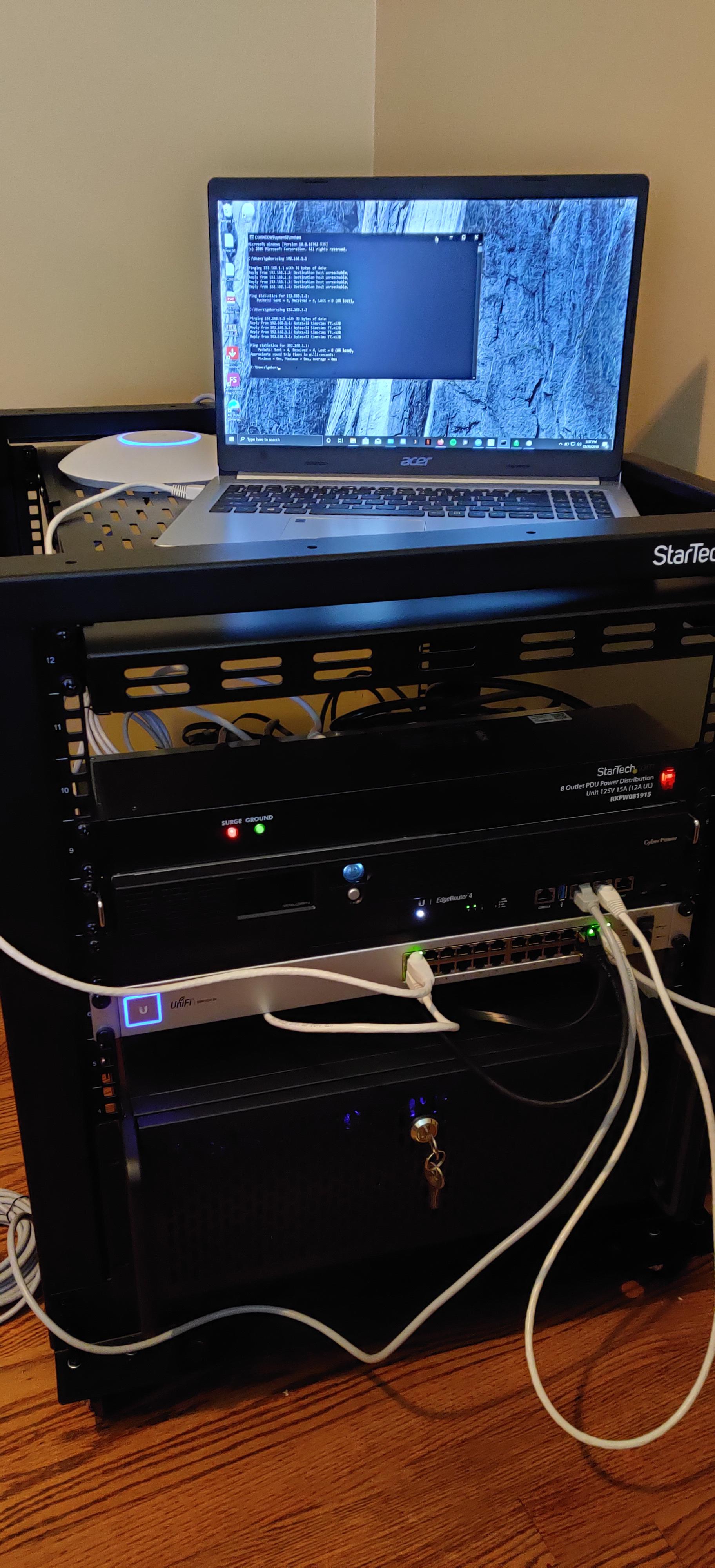 I'm the guy who got a pallet of server racks from Amazon, finally ...