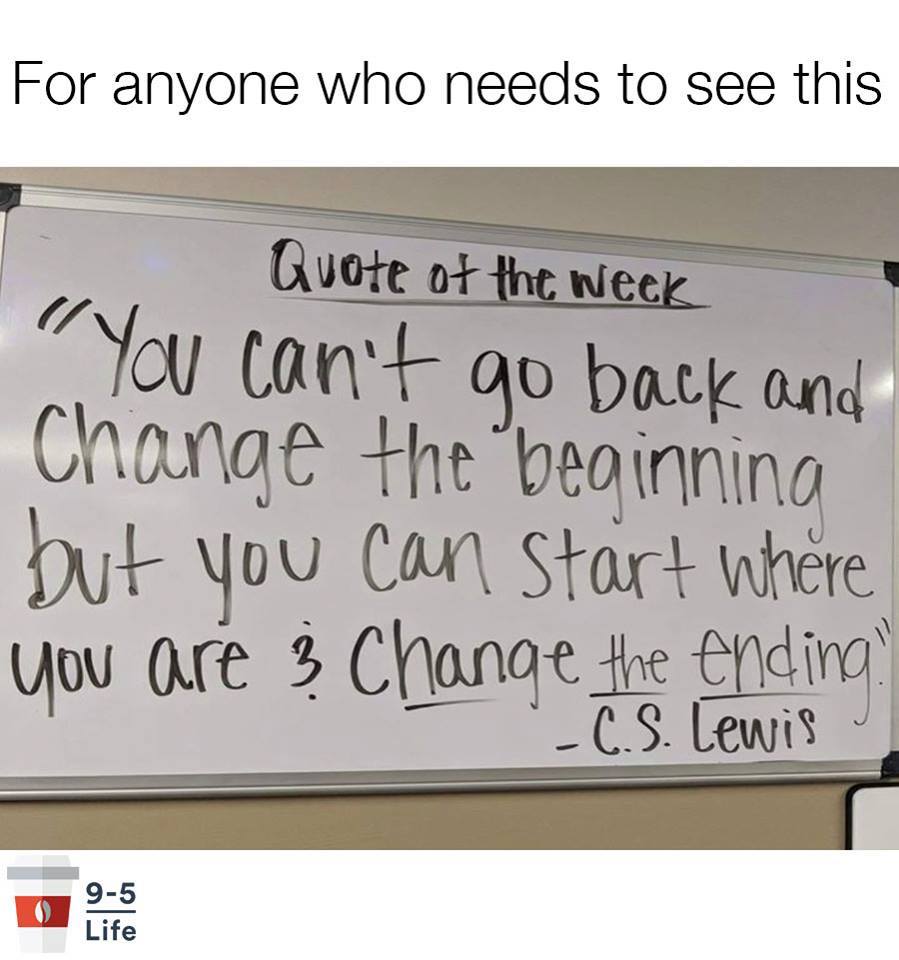 [Image] it's not about how you start, but how you finish. | Scrolller