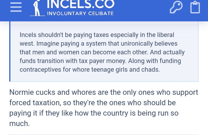 "Imagine paying a system that unironically believes that men and women can become each other ...