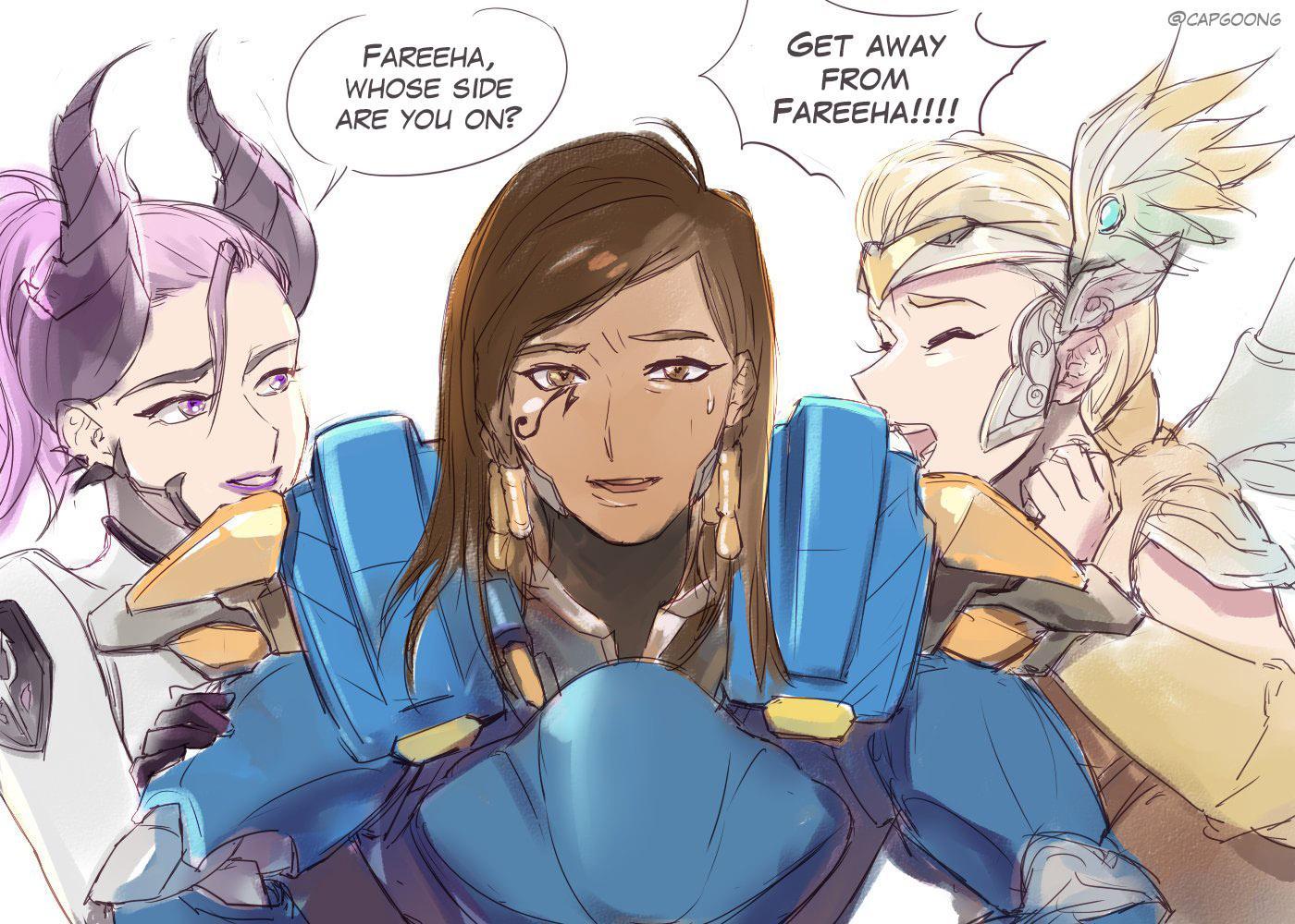 Imp or Valkyrie? Fareeha decides [capgoong] | Scrolller