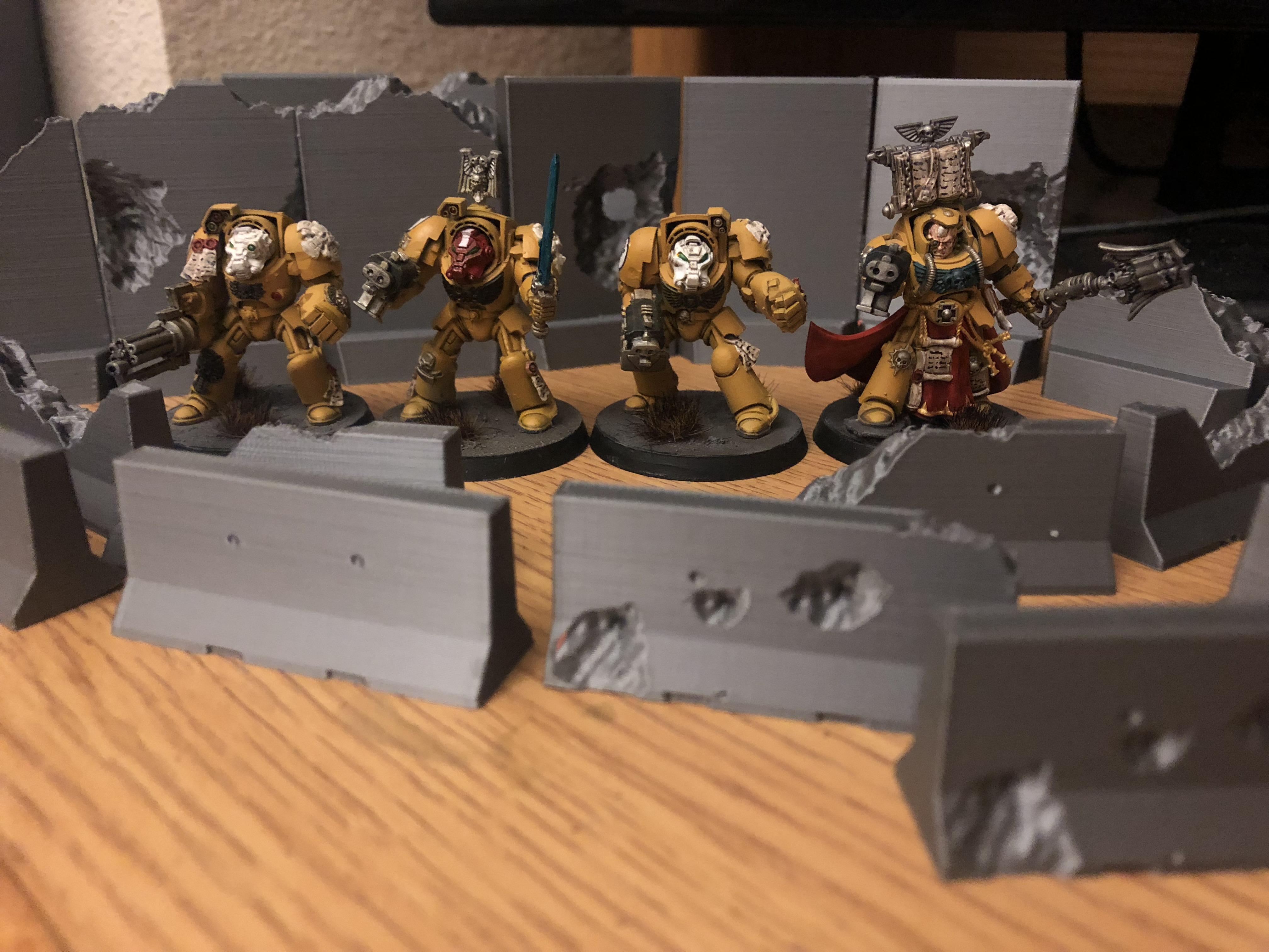 Imperial Fist Terminators ready for Killteam. | Scrolller