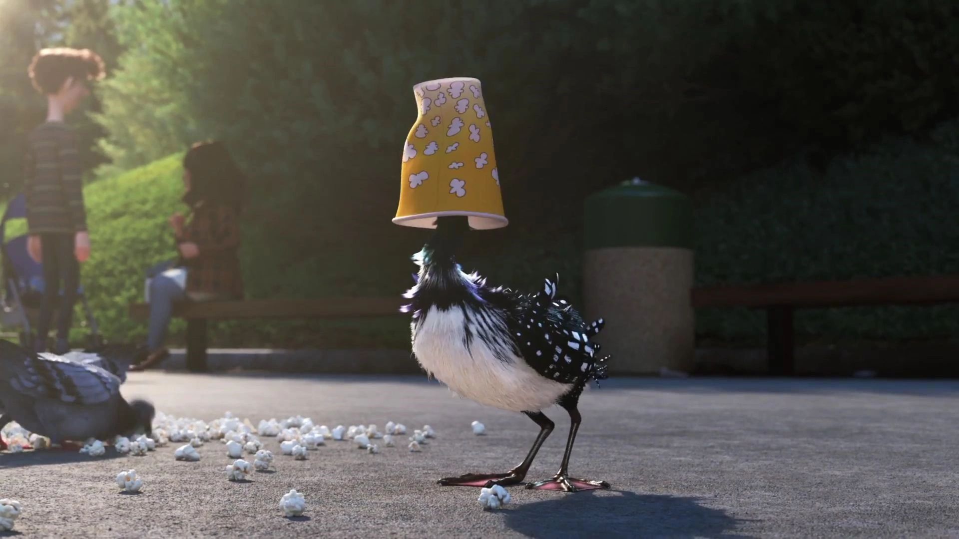 In Finiding Dory, there's this scene and in the background it looks like Alfredo and Collette ...