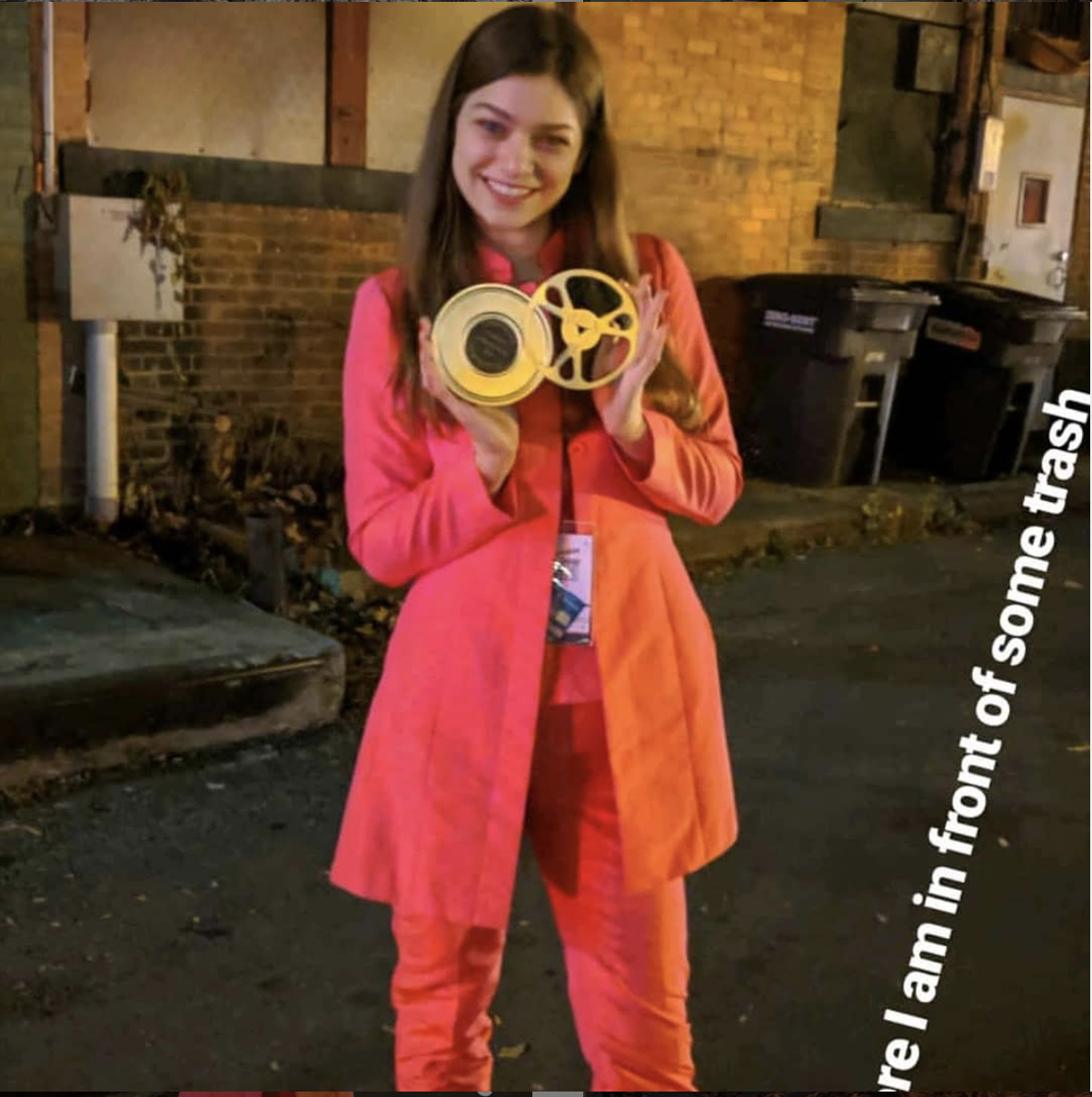 In front of some trash | Scrolller