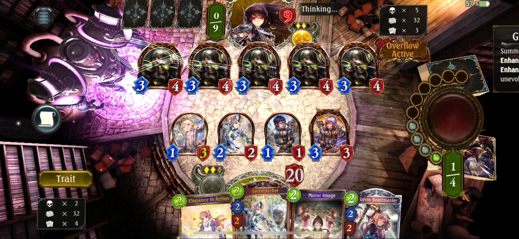 In shadowverse, you never know who'll win till turn 4 | Scrolller
