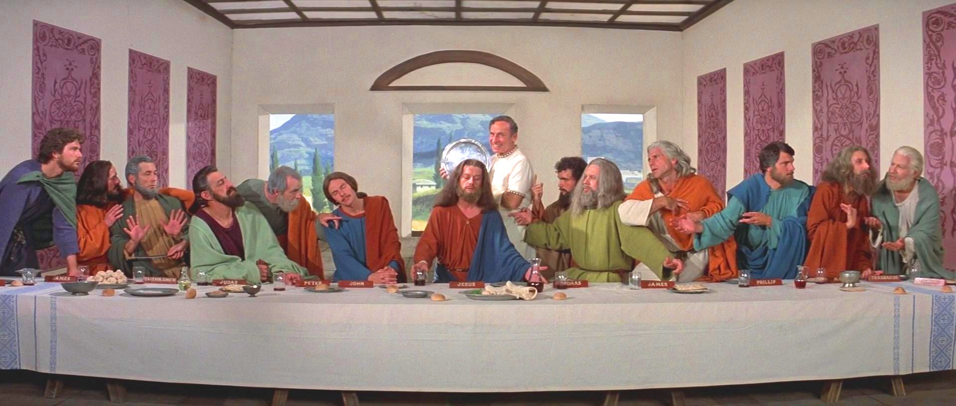 In the "Last Supper" Scene in History of the World Part 1 (1981), Jesus and the Apostles all ...