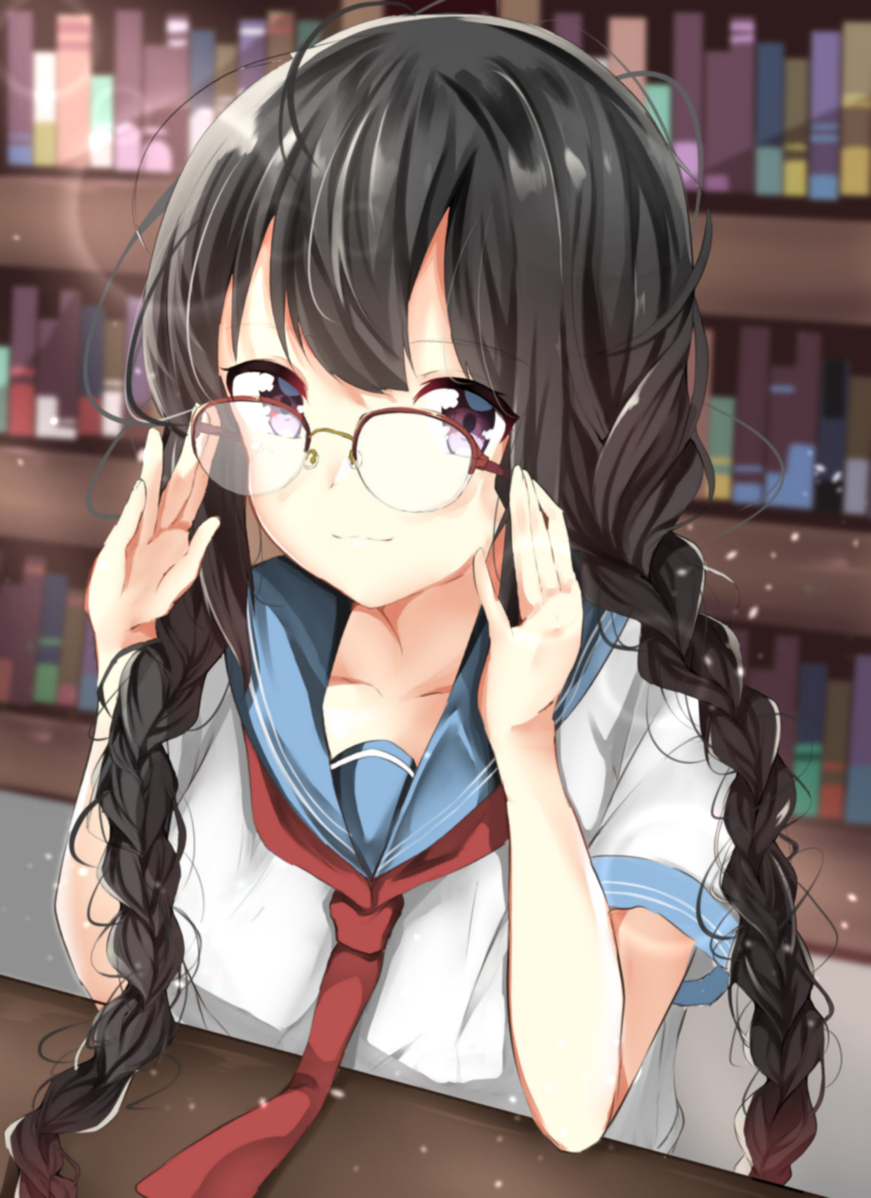 In the Library [Original] | Scrolller