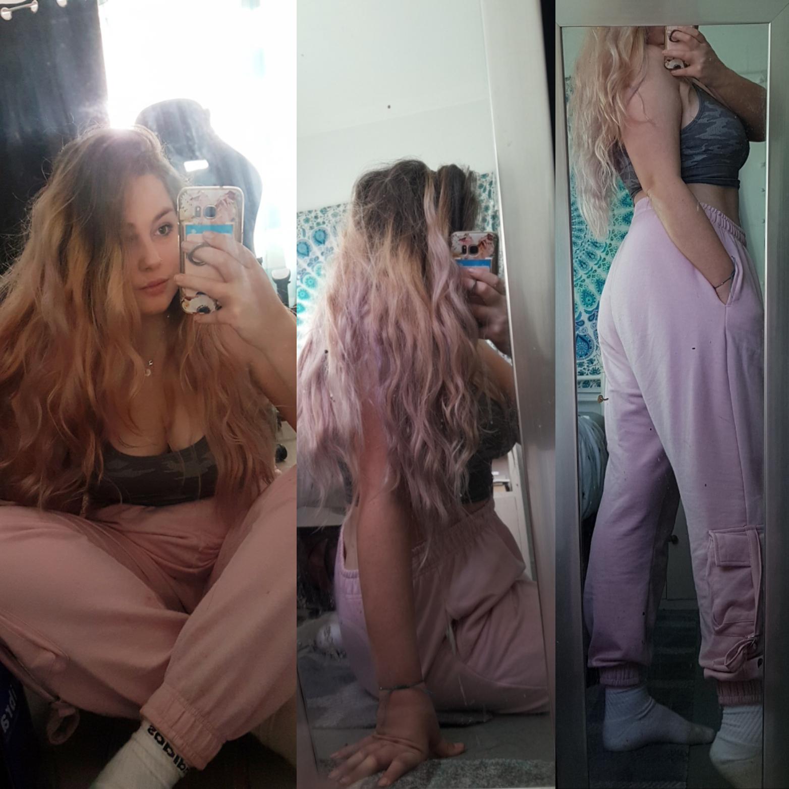 In the newest edition of "what has Lock down boredom made me do now"..I dyed the end of my hair ...