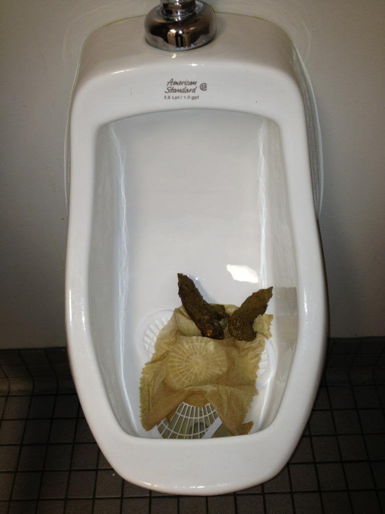 In the school urinal! | Scrolller