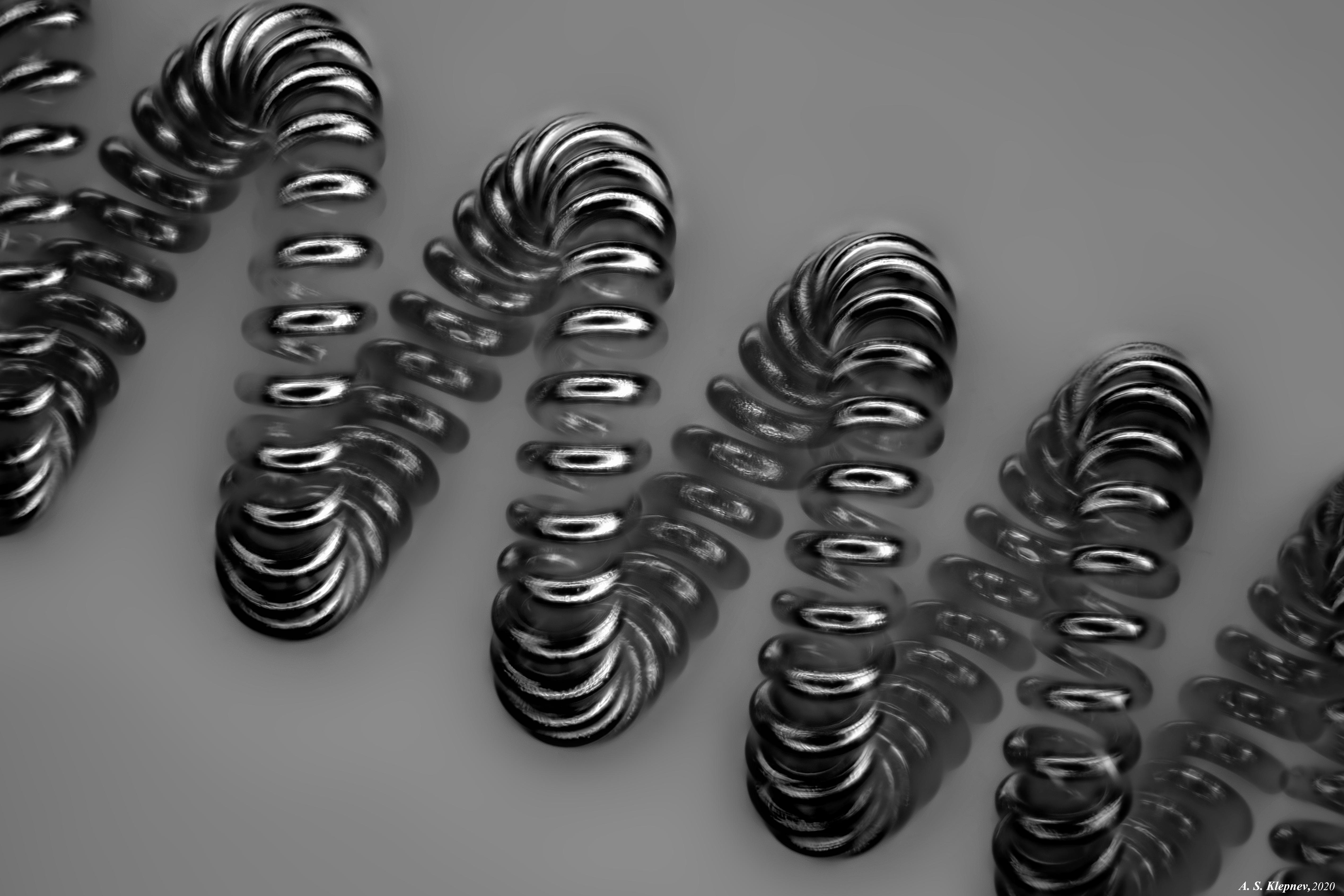 Incandescent filament under the microscope | Scrolller