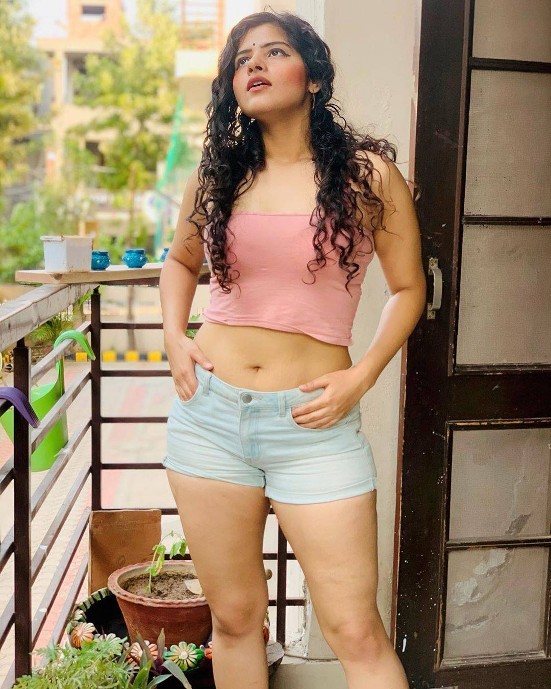 Indian chick in short shorts | Scrolller