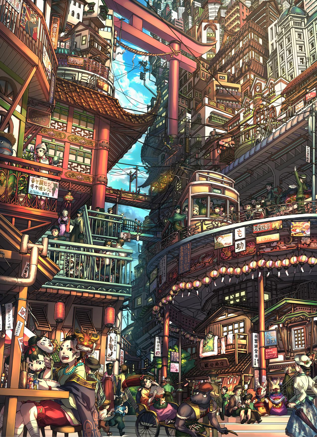 Industry Gate - by Asano Shiki 浅野 | Scrolller
