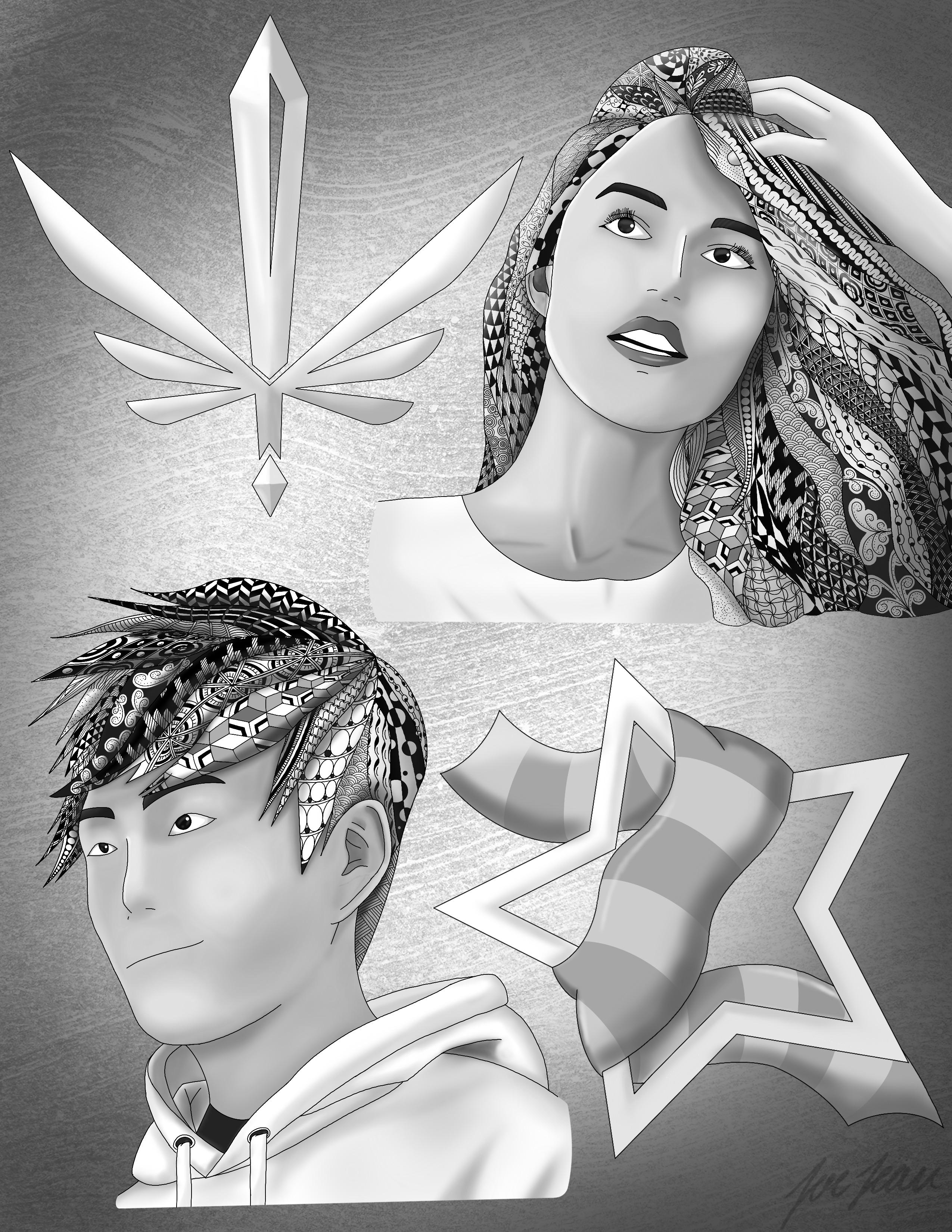 Infernal Twins? How about the Zentangle Twins?? | Scrolller