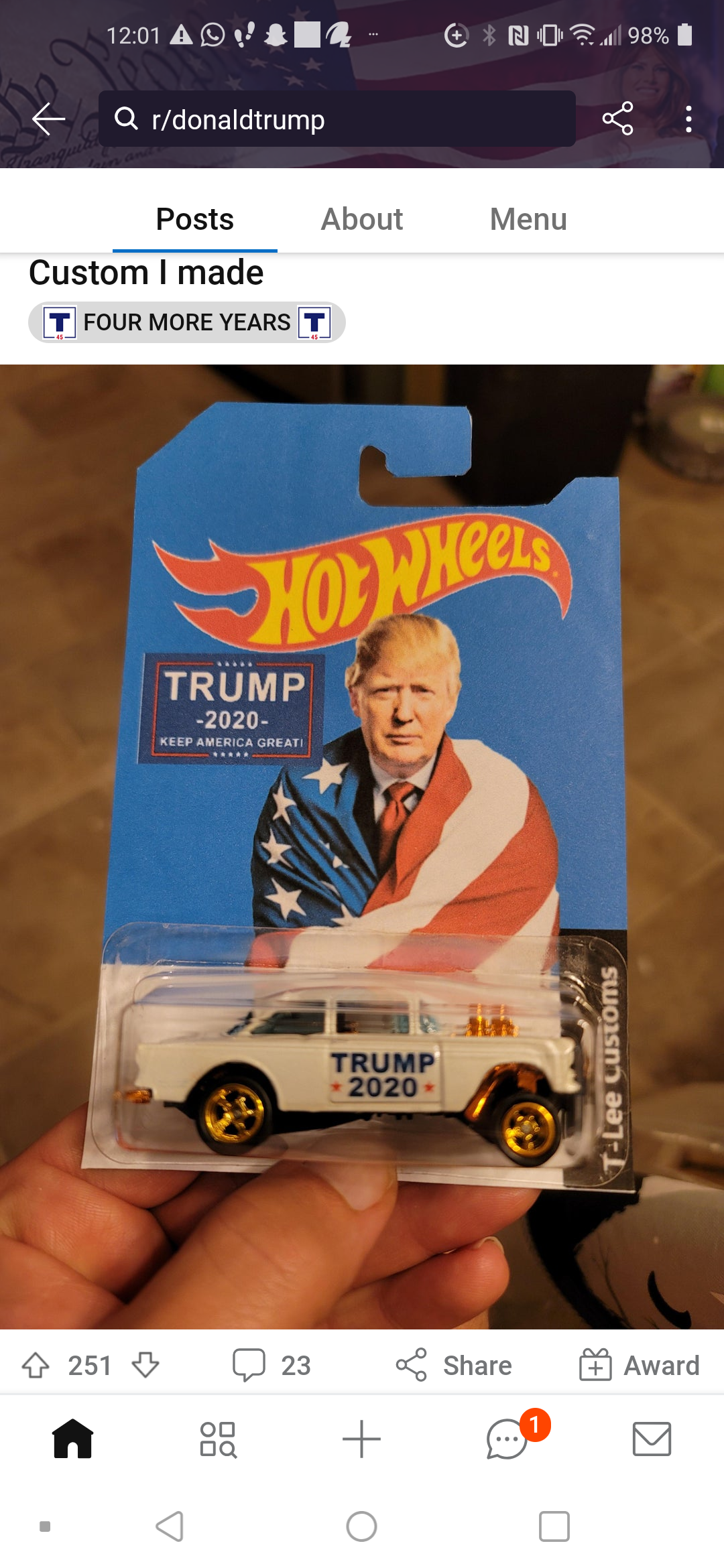 Infowarrior Hot Wheels? | Scrolller