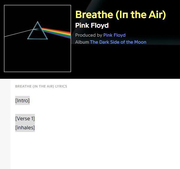 Pink Floyd - Breathe (In The Air) | Scrolller