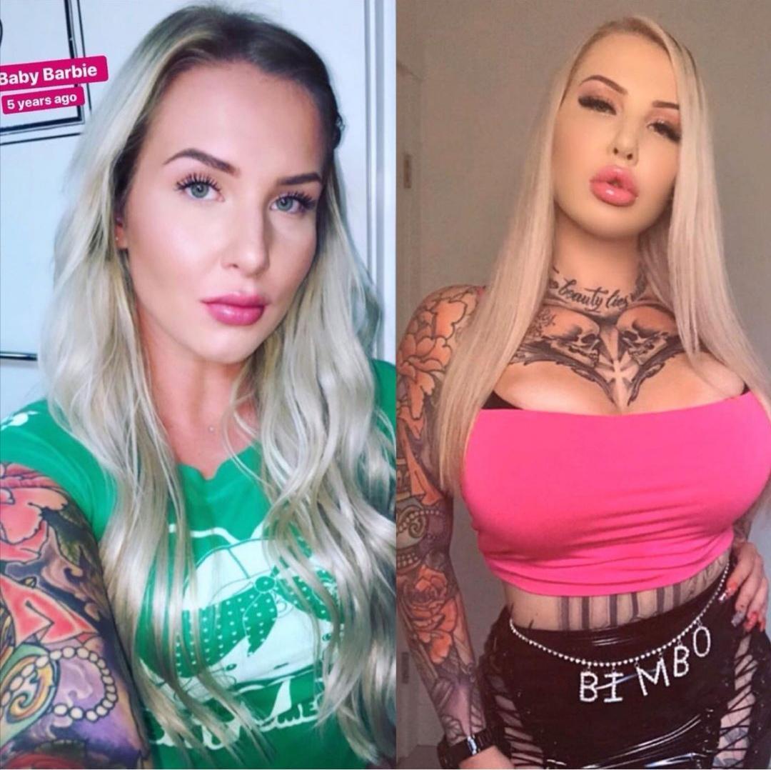 Inkedbimbobarbie desperately needed those tits | Scrolller